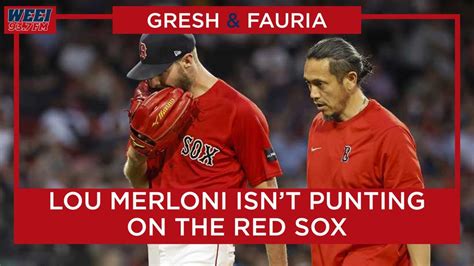 Lou Merloni Is Optimistic About The Red Sox For This One Reason Youtube