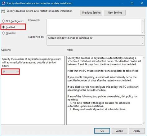 How To Change The Default Auto Restart Deadline For Updates On Windows 10 Windows Central
