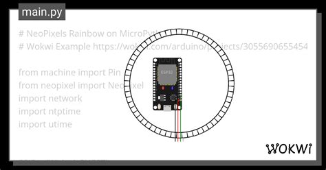 Esp32 Micropython Neopixels Copy 2 Wokwi Esp32 Stm32 Arduino Simulator