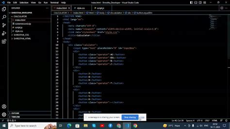 Shrestha Gupta On Linkedin Internpe Internship Html Css Javascript