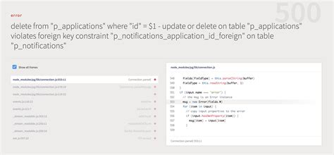 How To Disable Database Error Output In Production · Issue 875 · Adonisjscore · Github