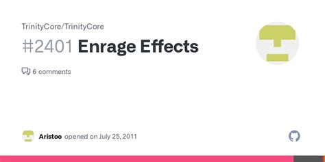 Enrage Effects · Issue 2401 · Trinitycoretrinitycore · Github