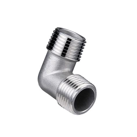 12 Bsp 수나사 304 스테인레스 스틸 90도 엘보 스레드 파이프 피팅 커넥터파이프 피팅 Aliexpress