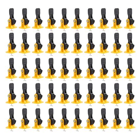 50pcs Construction Tools Tile Leveler Adjuster Plastic Positioning Artifacts Leveler Locator