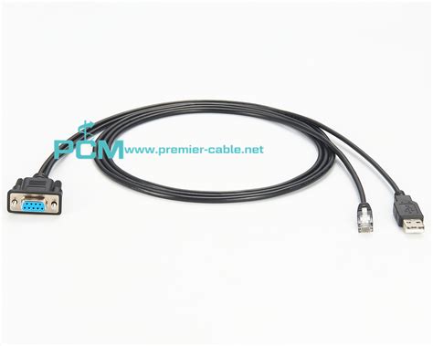 Db9 Usb To Rj12 6p6c Rs232 Serial Cable Premier Cable A Cable Specialist For Wire Harness And