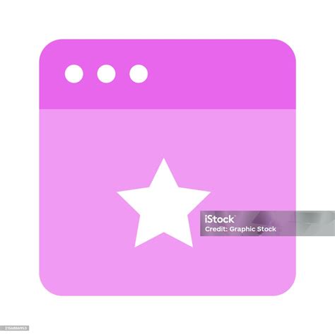 お気に入りの Web ページの概念アイコンを表示する Web ページにスターを付けます Guiのベクターアート素材や画像を多数ご用意 Gui アイコン イラストレーション Istock