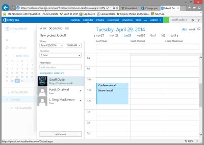 Outlook Web App Scheduling Assistant Geoff UVM