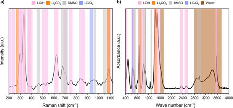 A Raman Spectra B Ftir Spectra Of Lithium Metal Anode Surface Download Scientific Diagram