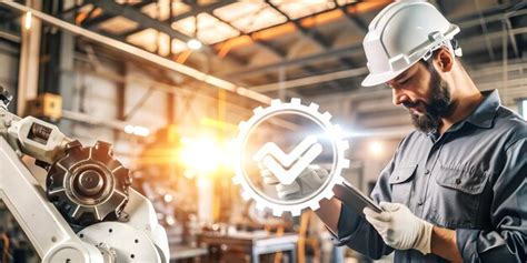 ai predictive maintenance and qa check icons showcasing the role of ai
