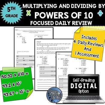 Multiply And Divide By Powers Of 10 Focused Daily Review Digital Option