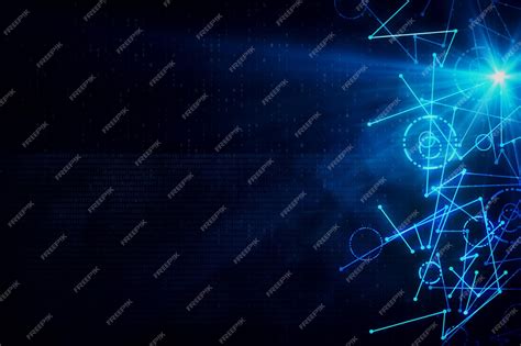 Premium Photo Abstract Digital Background With Lines And Binary Code Technology And Innovation