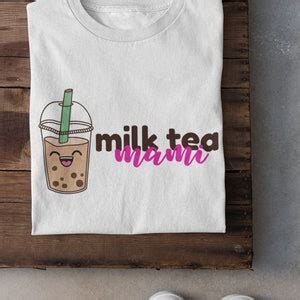 Milk Tea Mami Shirt Bubble Tea Boba Milk Tea Boba Tea Thai Tee Etsy