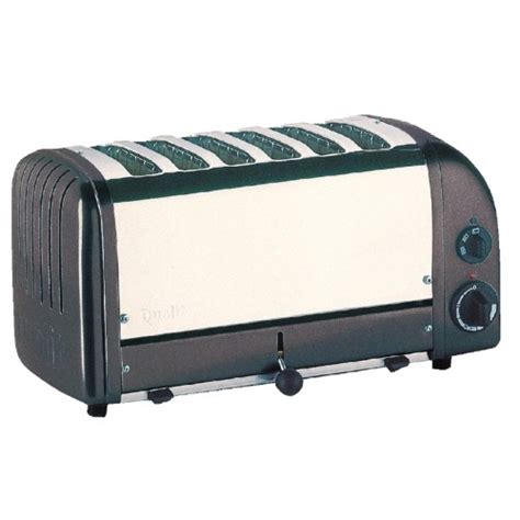 Dualit 6 Slice Vario Toaster Charcoal 60156 E269 Next Day Cat