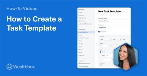 How To Create A Task Template Wealthbox CRM
