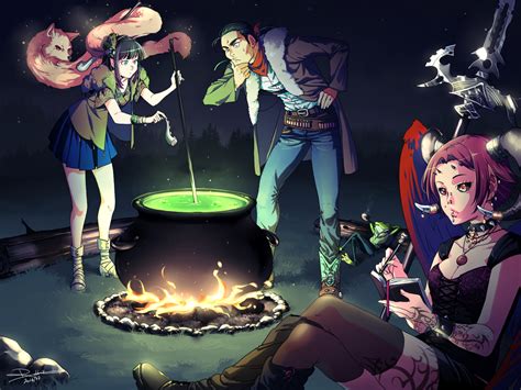 Around The Campfire By Portbaron On Deviantart