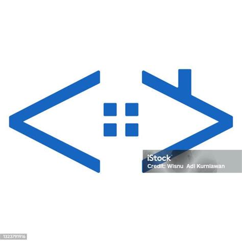 Ikon Kode Rumah Desain Vektor Office Coder Simbol Ikon Ilustrasi Stok Unduh Gambar Sekarang