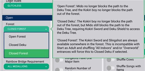 Dropdown Menu Scrolling · Issue 975 · Ootrandomizeroot Randomizer · Github