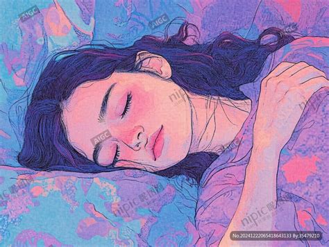 Ai创作图人物情绪插画 手绘闭眼女孩 慵懒风简约插画 躺卧人物素材 高潮风插画 睡人物画法 睡人物素材 人物躺卧姿态 高级感女插画 治愈系女孩睡春困 女性题材插画 女孩插画封面插画 手绘女头