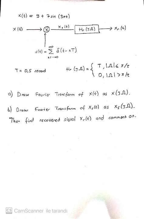 Solved x t sin πt T second Chegg com