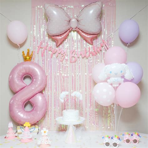 택배의여왕 연지마켓19 시나모롤풍선 생일파티 세트 3차