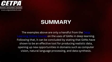 Ppt Generative Adversarial Networks Gans And Their Applications In Deep Learning Powerpoint