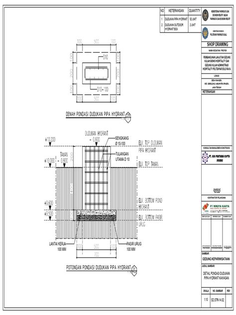 Detail Dudukan Pipa Hydrant Pdf