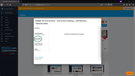 Embedding On Htmlpage Via Iframescript Vdocipher Blog