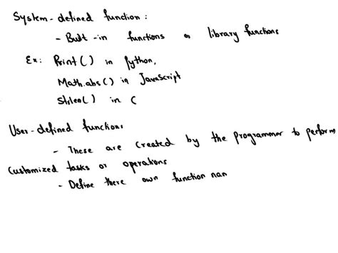 Solved What Is The Difference Between System Defined And User Defined