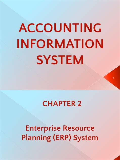 Ais Chapter 2 Erp Pdf Data Warehouse Information Science