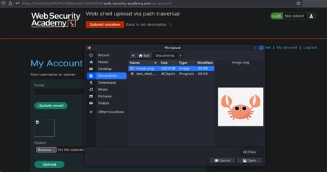 Portswigger Lab Web Shell Upload Via Path Traversal Writeup File Upload Vulnerabilities By