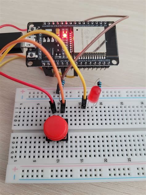 Building A Simple LED And Button Interface With Rust On ESP32