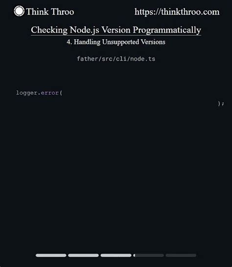 Checking Nodejs Version Programmatically Youtube