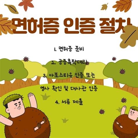 해외 운전면허증 교환발급하기 운전면허증 아포스티유 네이버 블로그