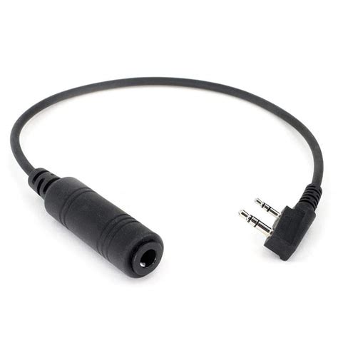 Rugged Radios Headset Helmet Adapter Cable To Rugged And Kenwood