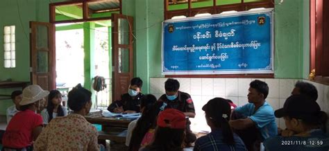 ဆင်ပေါင်ဝဲမြို့နယ်တွင် ပန်းခင်းစီမံချက်ဖြင့် အိမ်ထောင်စုလူဦးရေ စာရင်းန