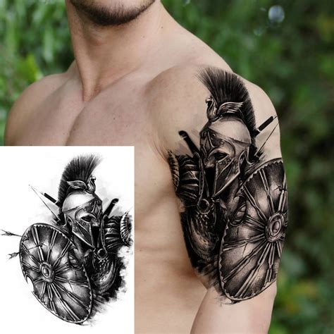 3d Spartan Tattoo