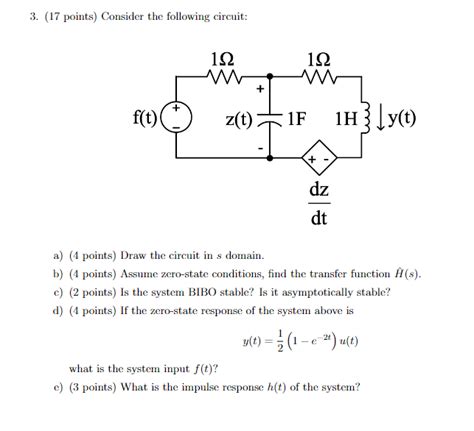 Solved Points Consider The Following Circuit A Chegg
