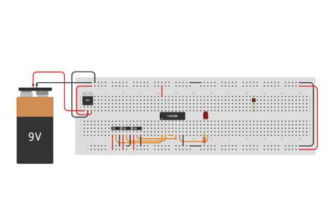 Circuit Design Car Starter Tinkercad