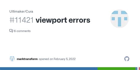Viewport Errors · Issue 11421 · Ultimakercura · Github