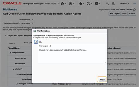 Monitor Weblogic Server On Kubernetes Using Oracle Enterprise Manager