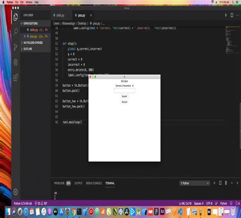 solved i got a code in python with tkinter the issue is when all