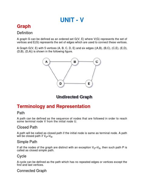 Data Structure Unit 5 Btech 3rd Pdf Database Index Vertex