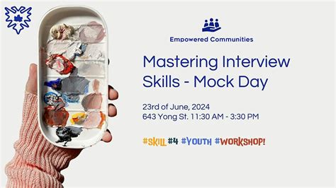 Mastering Interview Skills Mock Day Workshop 23rd Of June 2024 643