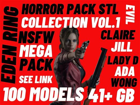 Sexy Horror NSFW STL Naughty Scary Naked Girl Evil Lady Game Etsy