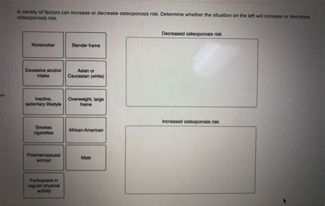 Solved A Variety Of Factors Can Increase Or Decrease