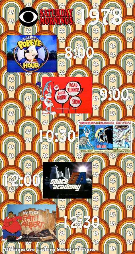 Saturday Mornings Forever Cbs September 1978 By Wolverine25th On Deviantart