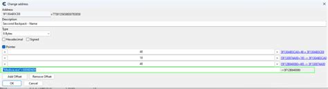 solved using cheat engine to find pointer address otland