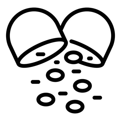 Vitamin C Nutrient Icon Outline Style 15899700 Vector Art At Vecteezy