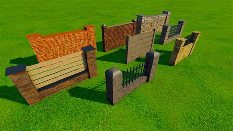 PACK OF FENCES PREFAB V FS Mod