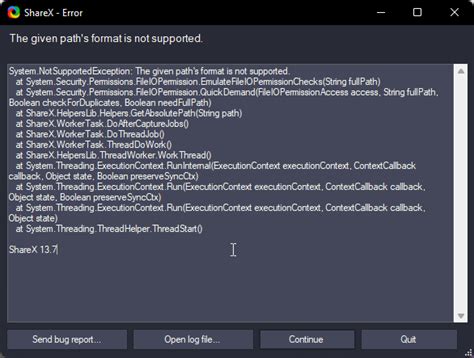 bug · issue 6177 · sharex sharex · github